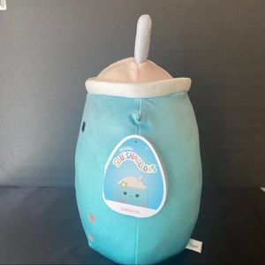 Squishmallows | Other | Squishmallows Jakarria The Blue Boba Drink Soft ...